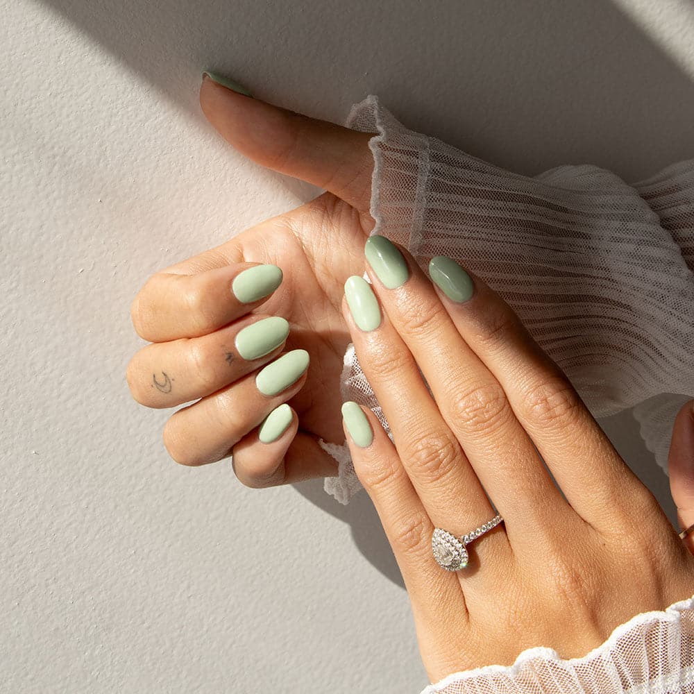 Pastel Green Colour Gel Nail Polish | Matcha | New Zealand - Gelous