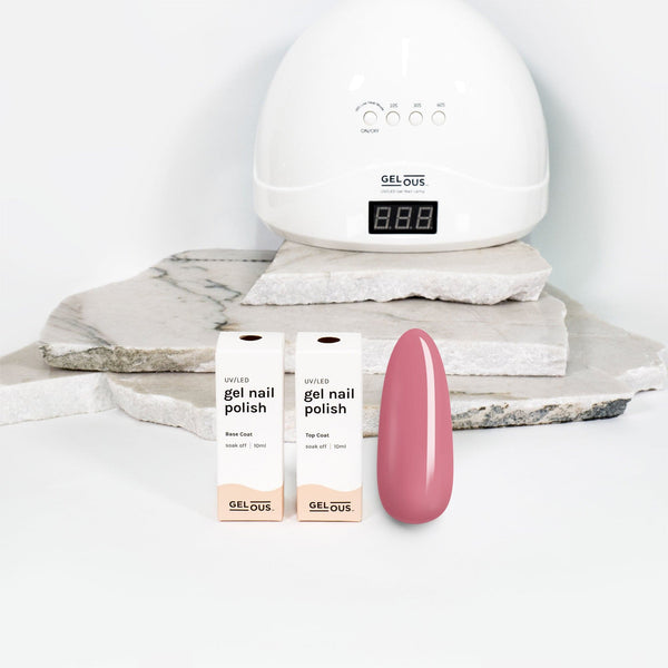 At-Home Gel Nail Polish Packs | Muddy Rose | United Kingdom - Gelous